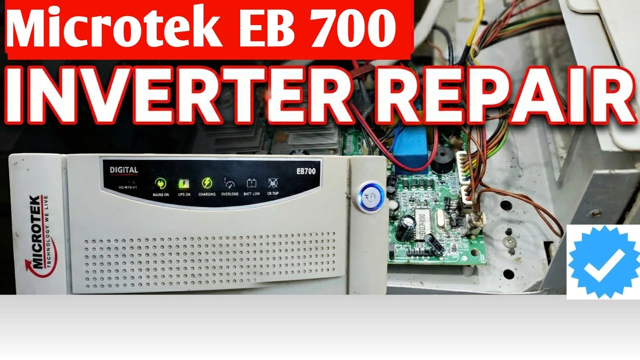 Microtek EB 700 Inverter Repair | Changeover Fault Fix | Step-by-Step ...