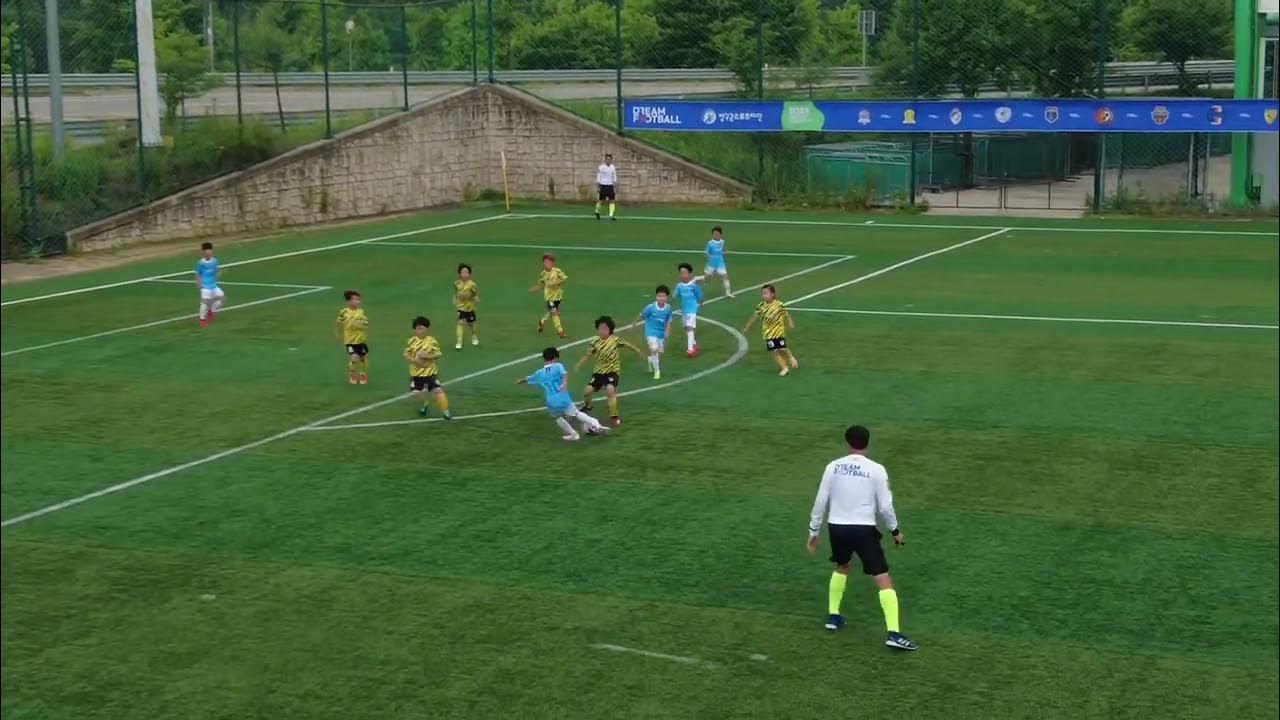 24-06-30 드림풋볼3차 양구 염기훈주니어U9 vs 신태용FC 파이널B 4강 - YouTube