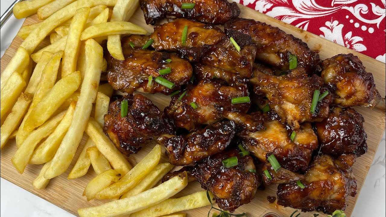 BBQ WINGS RECIPE (simplified method ) - YouTube