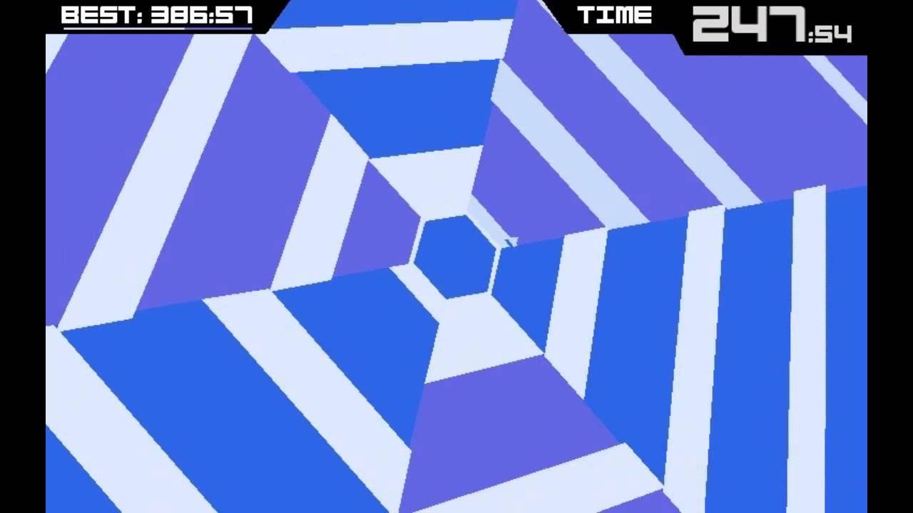 The God Run - 480 seconds - Super Hexagon - YouTube