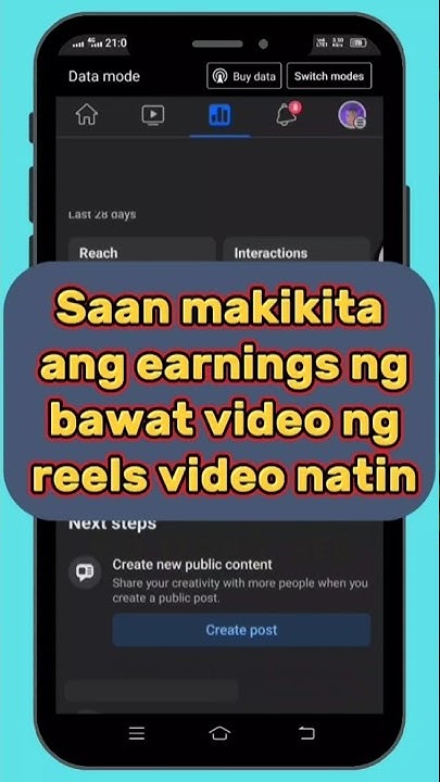 Paano Makita Ang earnings sa bawat video natin sa reels #shorts - YouTube