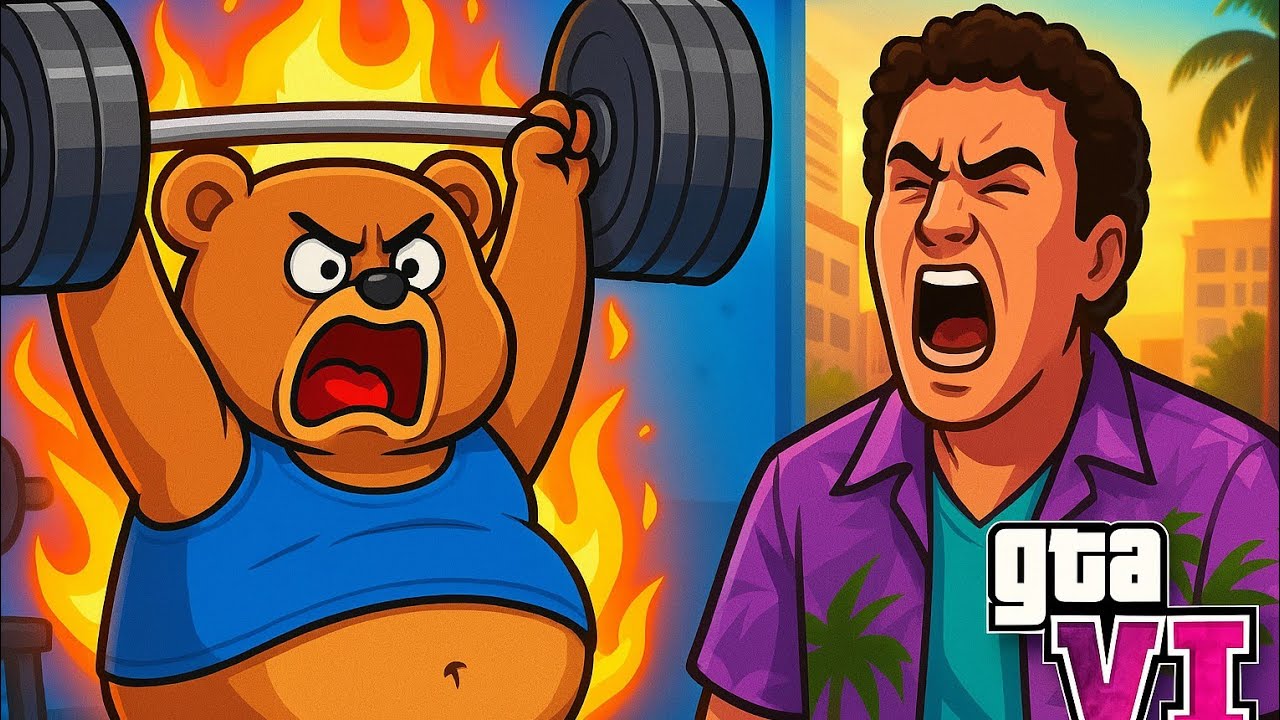 🤯 TEDDY GOES BEAST MODE then LOSES IT on GTA 6! | Workout Fails, Gamer ...