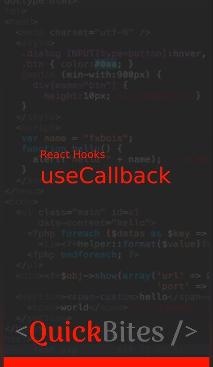 Usecallback Usecallback With Example React Hooks Coding Reacthooks Shorts Reactjs Ai