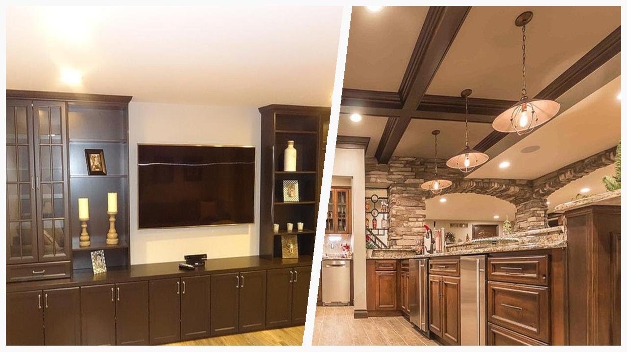 75 Large Orange Basement Design Ideas You'll Love 🌈 - YouTube