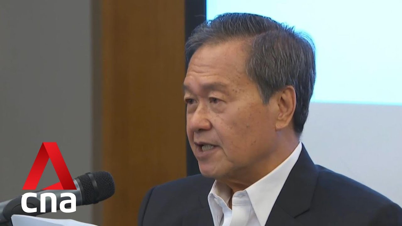 Former NTUC Income CEO Tan Kin Lian launches presidential bid - YouTube