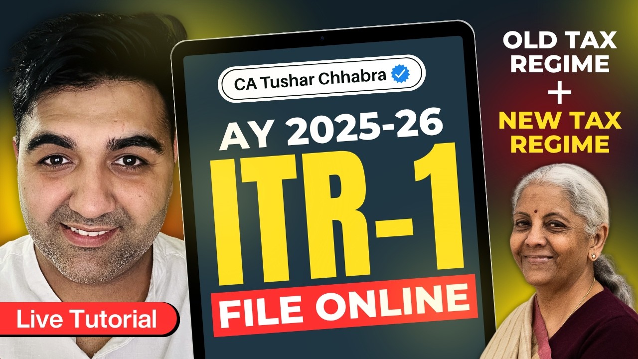 How to file ITR-1 for AY 2025-26 | ITR-1 कैसे फाइल करें | Old Tax ...