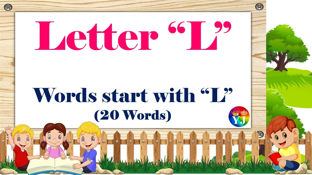 Words that Start with Letter L | Kids Learning Videos | Introduction of ...