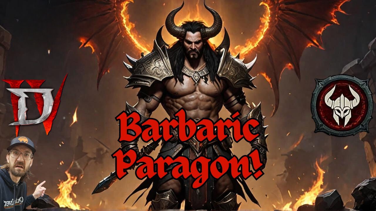 Diablo IV S4: Live Barbarian Paragon Action! - YouTube