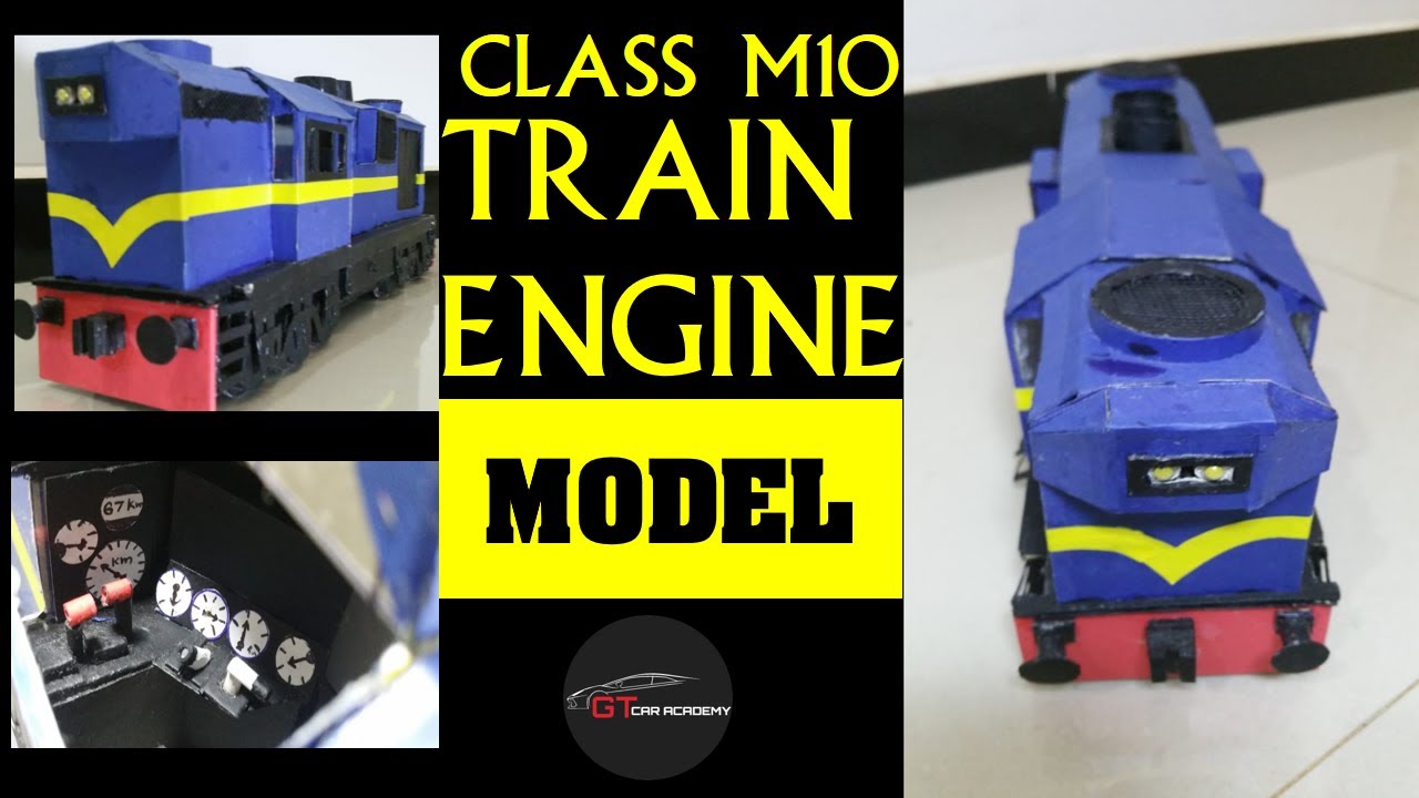 Class M10 diesel train engine model [ in sri lanka ] - YouTube