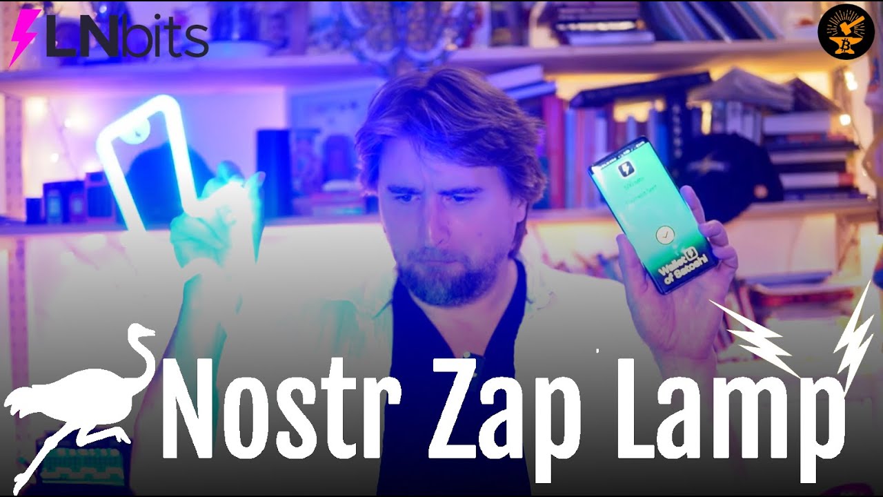 Tutorial: Nostr Zap Lamp. Lights up when you get zapped! - YouTube