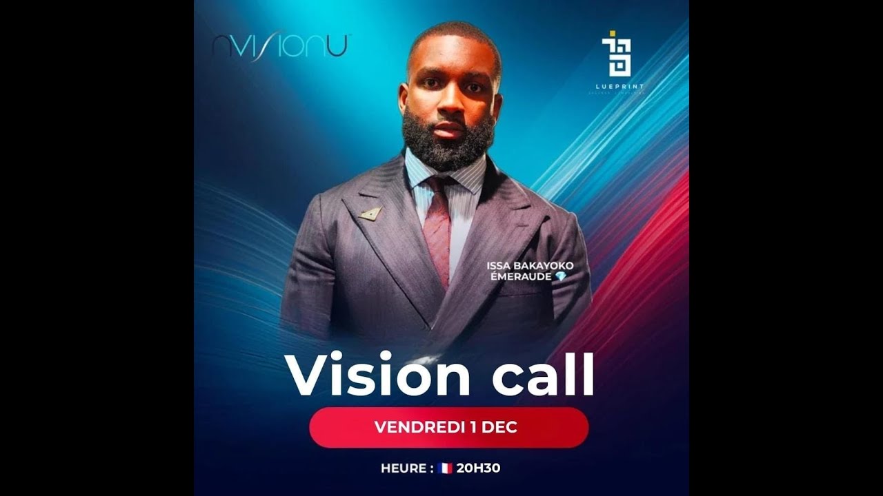 Vision call thème " les 21 lois du succès dans le mlm " par issa ...