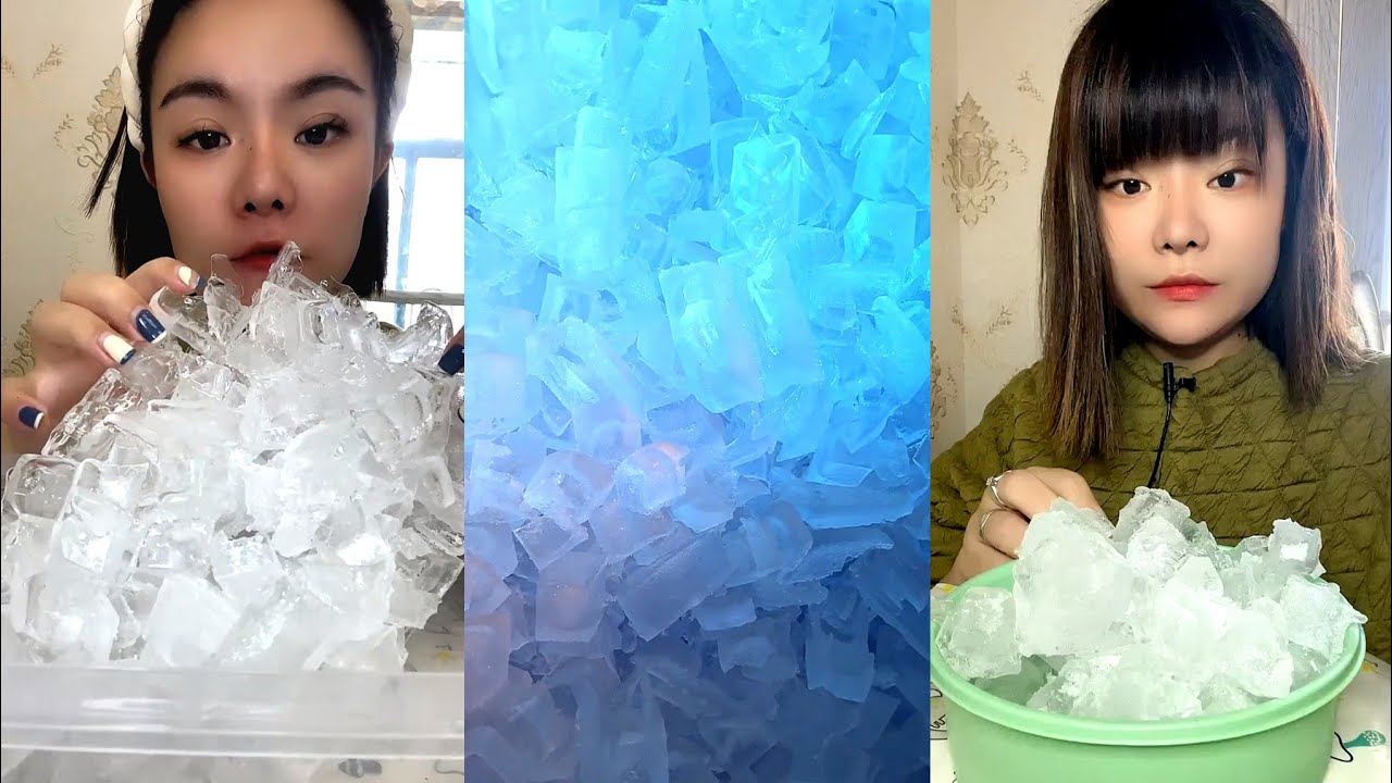 SOLO / ICE CUBE / HARD ICE / CLEAR ICE. ICE EATING - YouTube