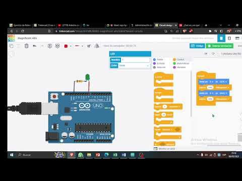Tutorial de robótica: Cómo encender un LED en Tinkercad - YouTube