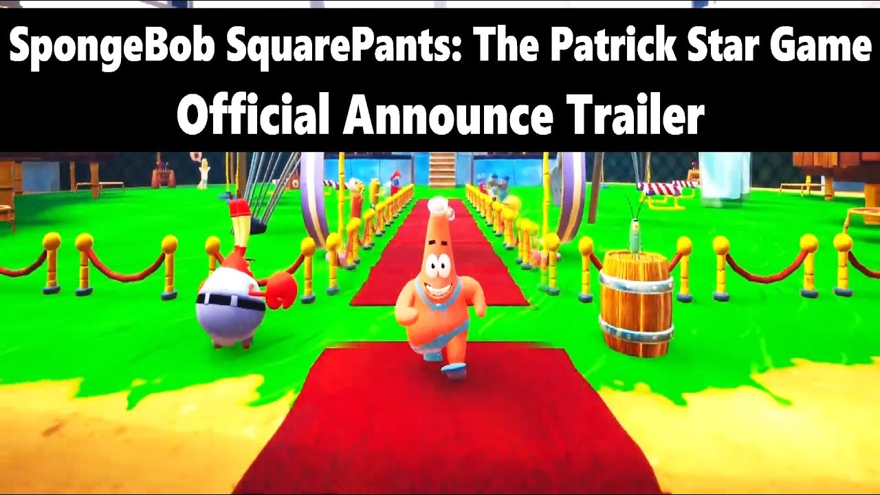 SpongeBob SquarePants: The Patrick Star Game - Official Announce ...