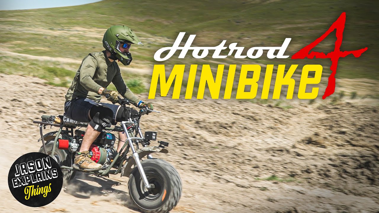 Hotrod Mini Bike! Off Road Beast Coleman CT200U Gets Front Brake! - YouTube