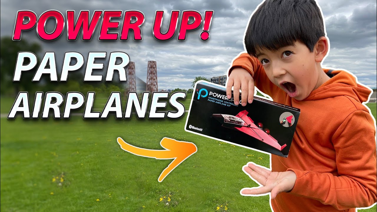 Unboxing PowerUp Paper Airplanes! #paperairplane #powerup #unboxing # ...