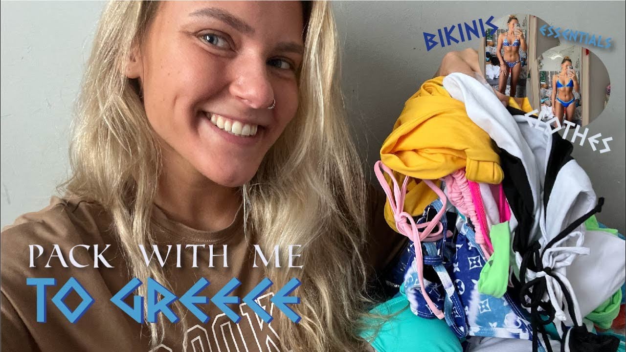 PACK WITH ME TO GREECE || Nikola Brielle - YouTube