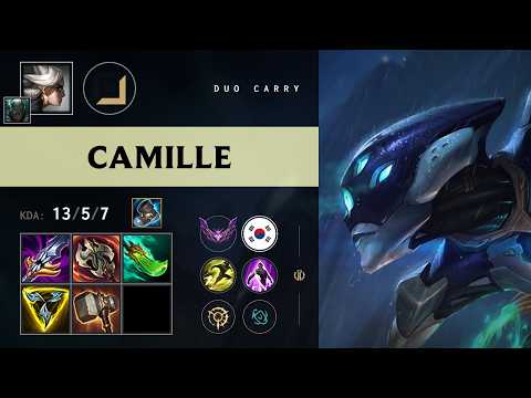 Camille ADC vs Taliyah - KR Master Patch 26.15