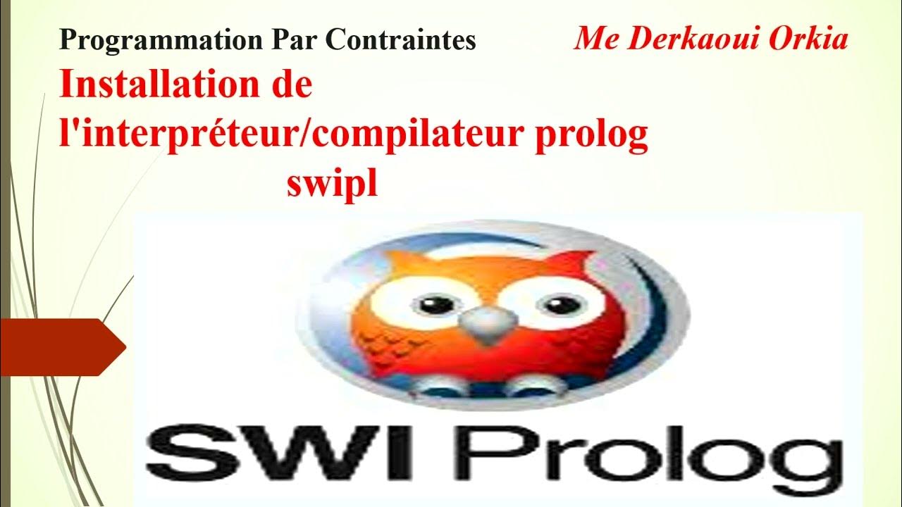 Installation de l'interpréteur/compilateur prolog swipl. - YouTube