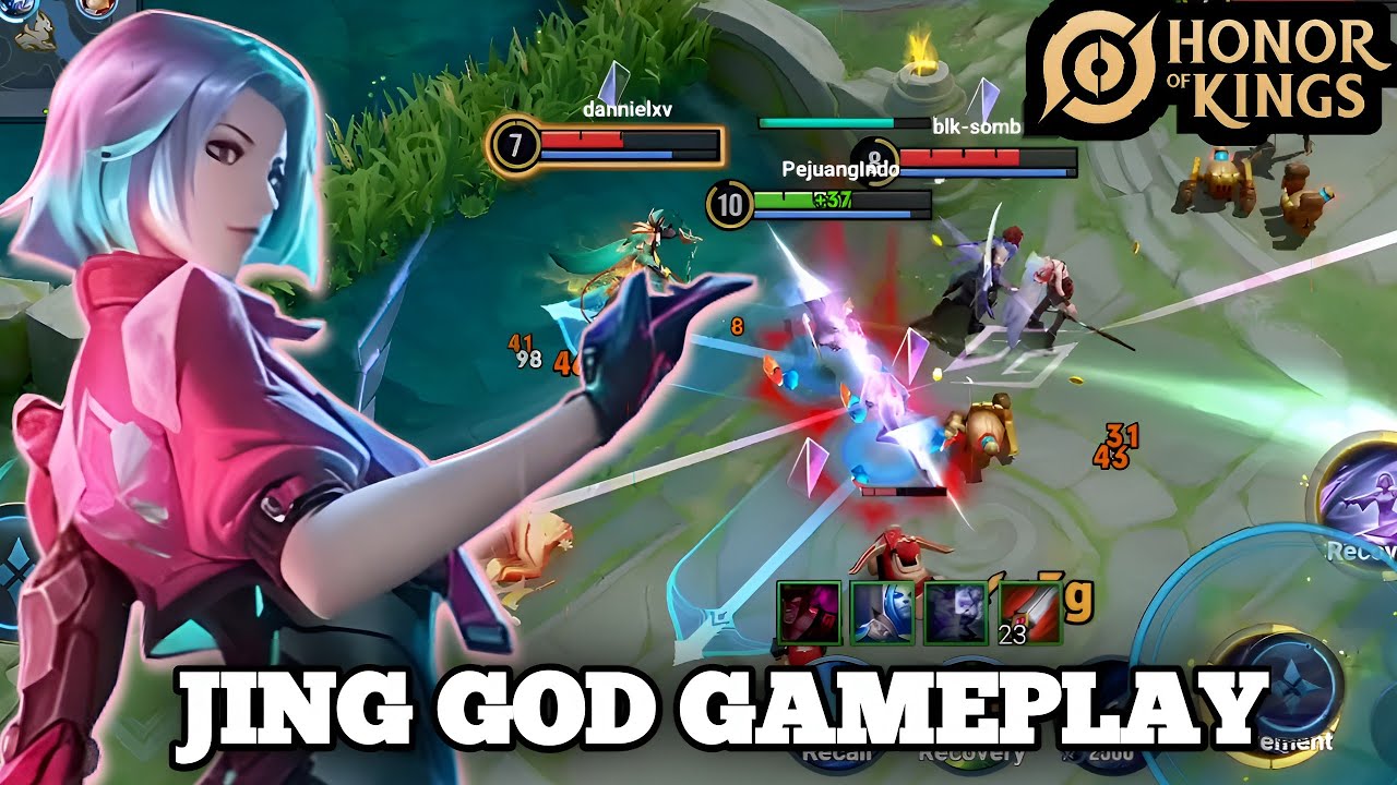 Jing Jungle Gameplay Ngecarry Tim 14 Kills - Honor of Kings - YouTube
