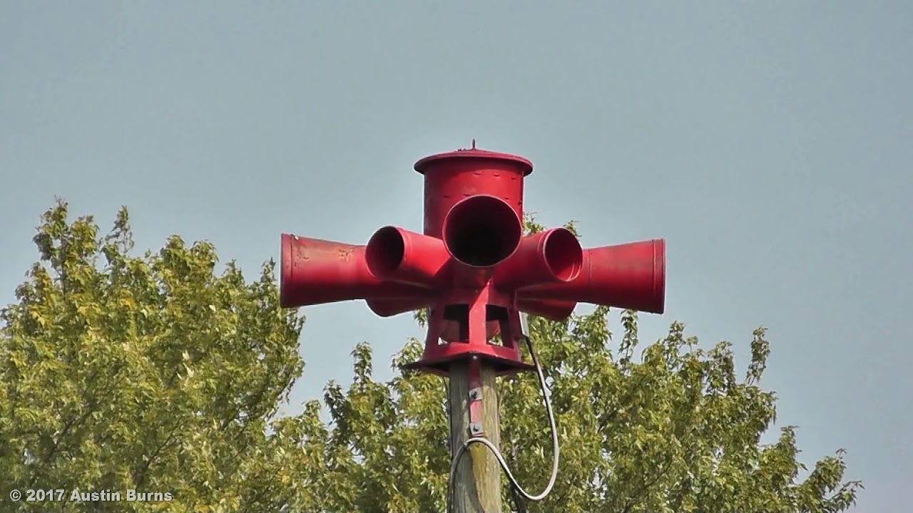 Wilkinson, IN Sentry 10V Siren Test - YouTube