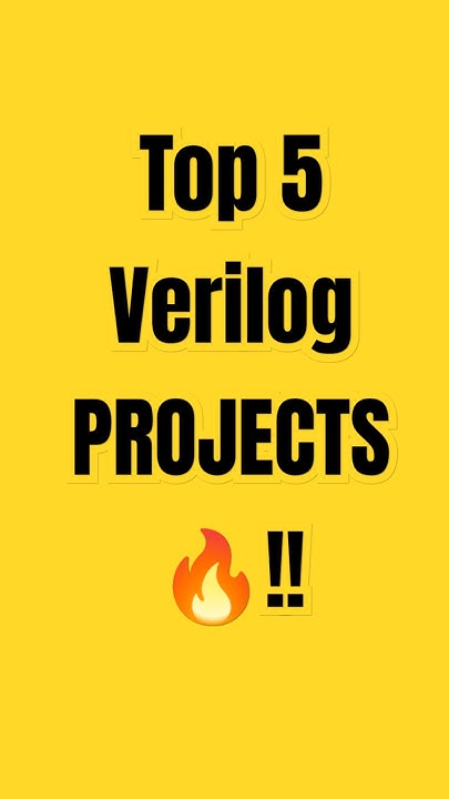 Top 5 Verilog PROJECTS .. - YouTube