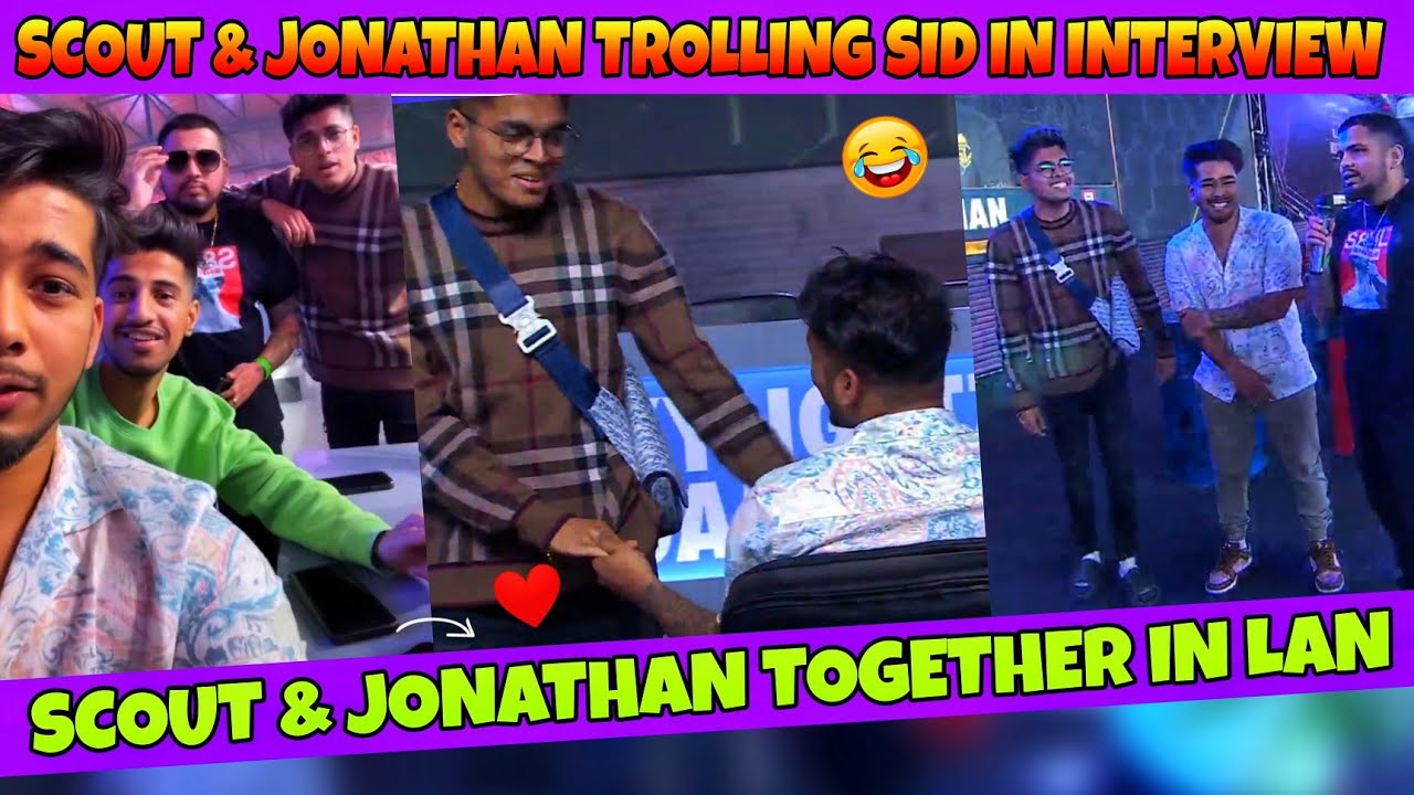 Jonathan & Scout Trolling Sid In Interview😂 | Scout & Jonathan Together ...