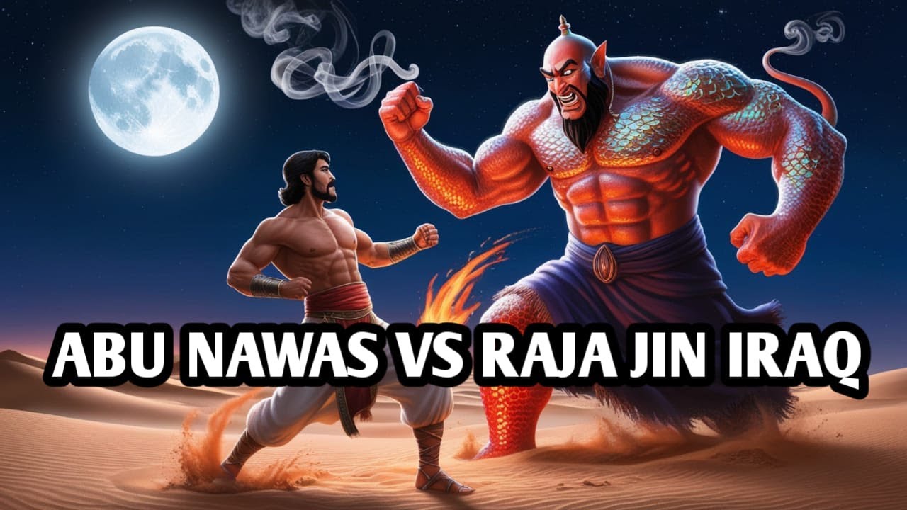 ABU NAWAS BERTARUNG MELAWAN RAJA JIN IRAQ - YouTube