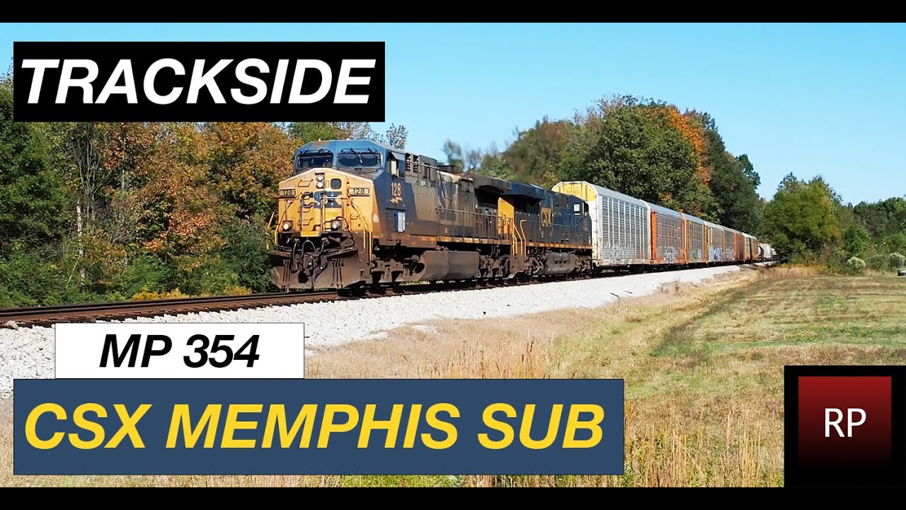 CSX Action near Memphis, Tennessee - YouTube