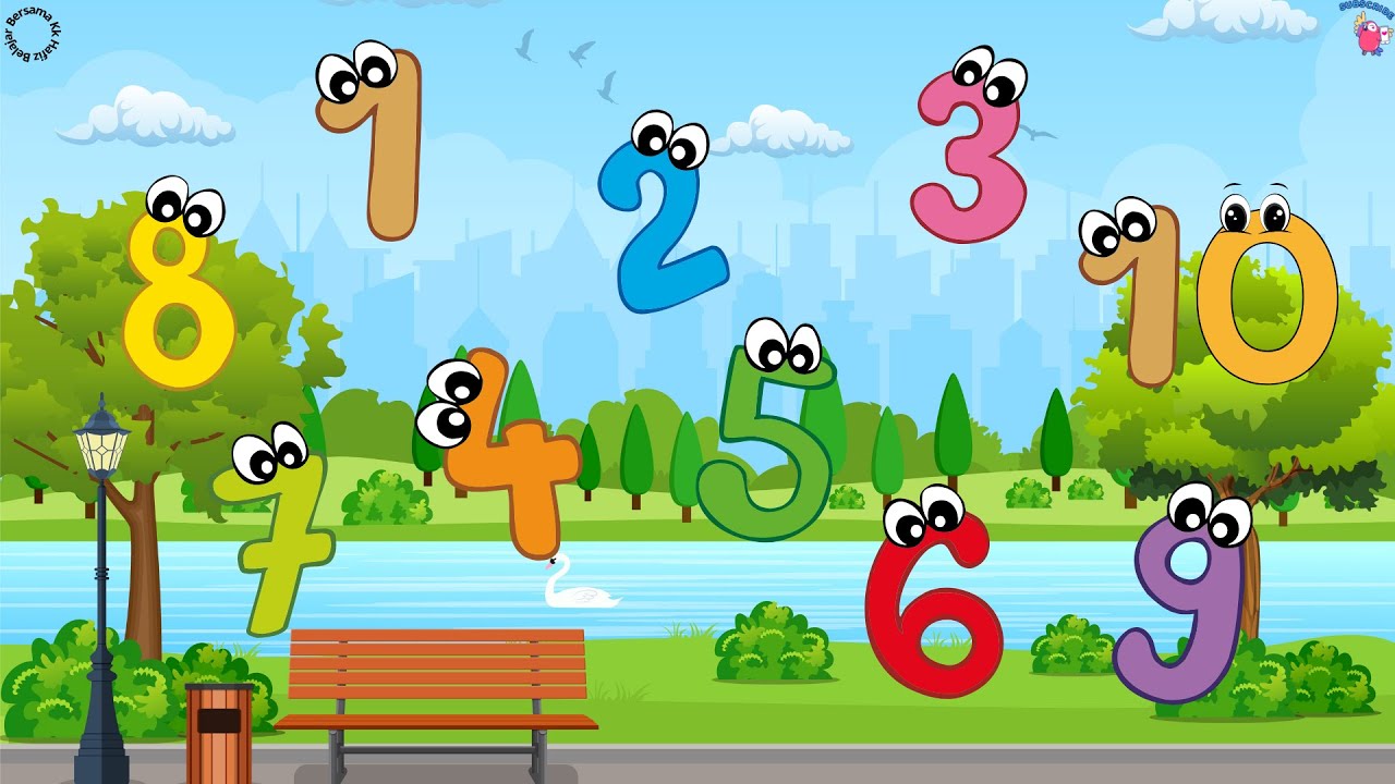 Playing numbers and counting the objects around us|Belajar abjad dan ...