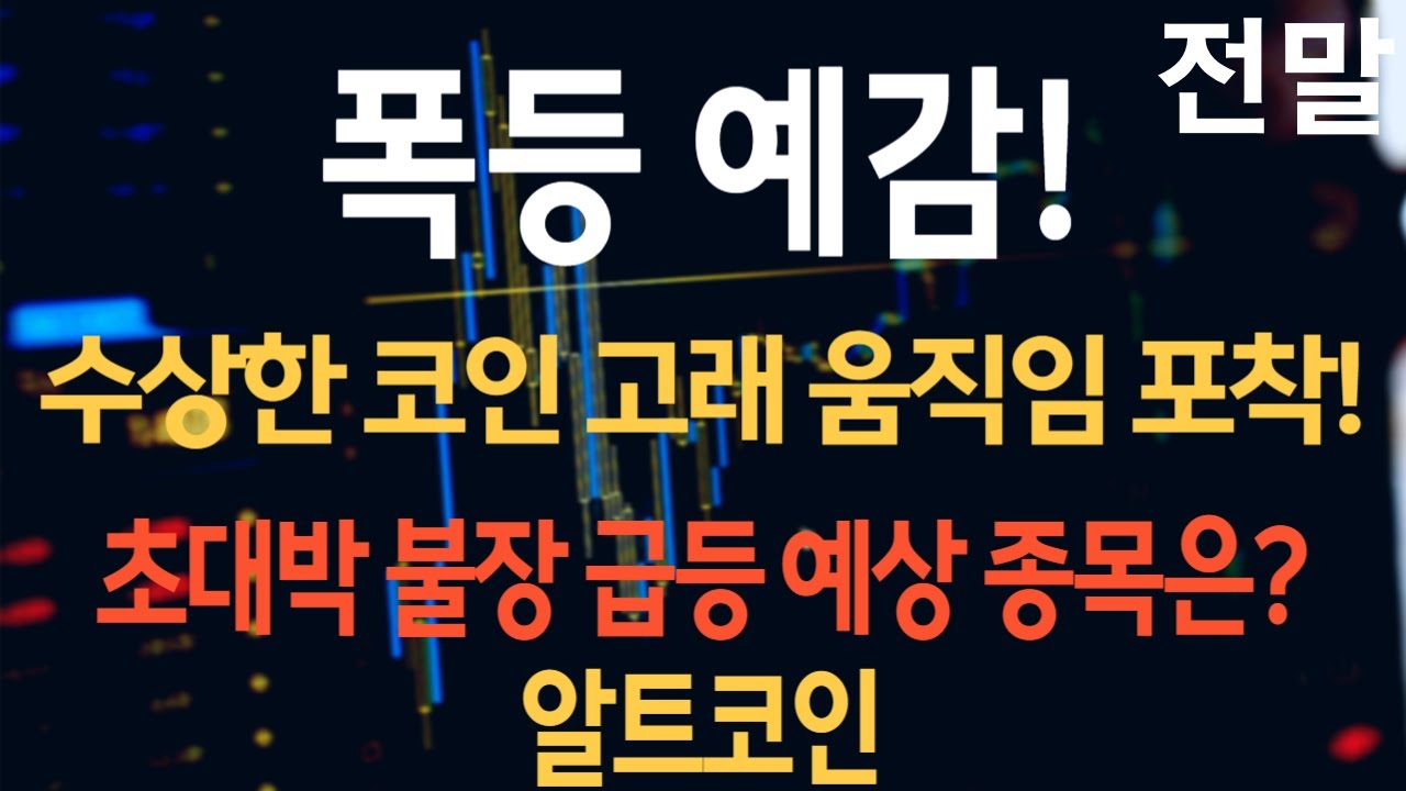 코인추천 알트코인 투자자들을 위한 인사이트 대박 종목 코인추천 알트코인추천 급등코인추천 코인분석 코인전망 비트