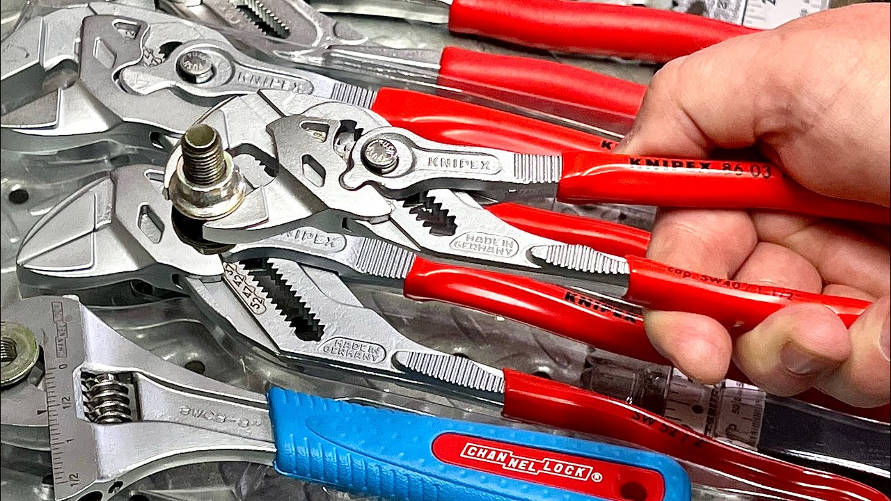 Absolute BEST Adjustable Pliers? - KNIPEX Tools 00 20 06 US2, 3-Piece ...