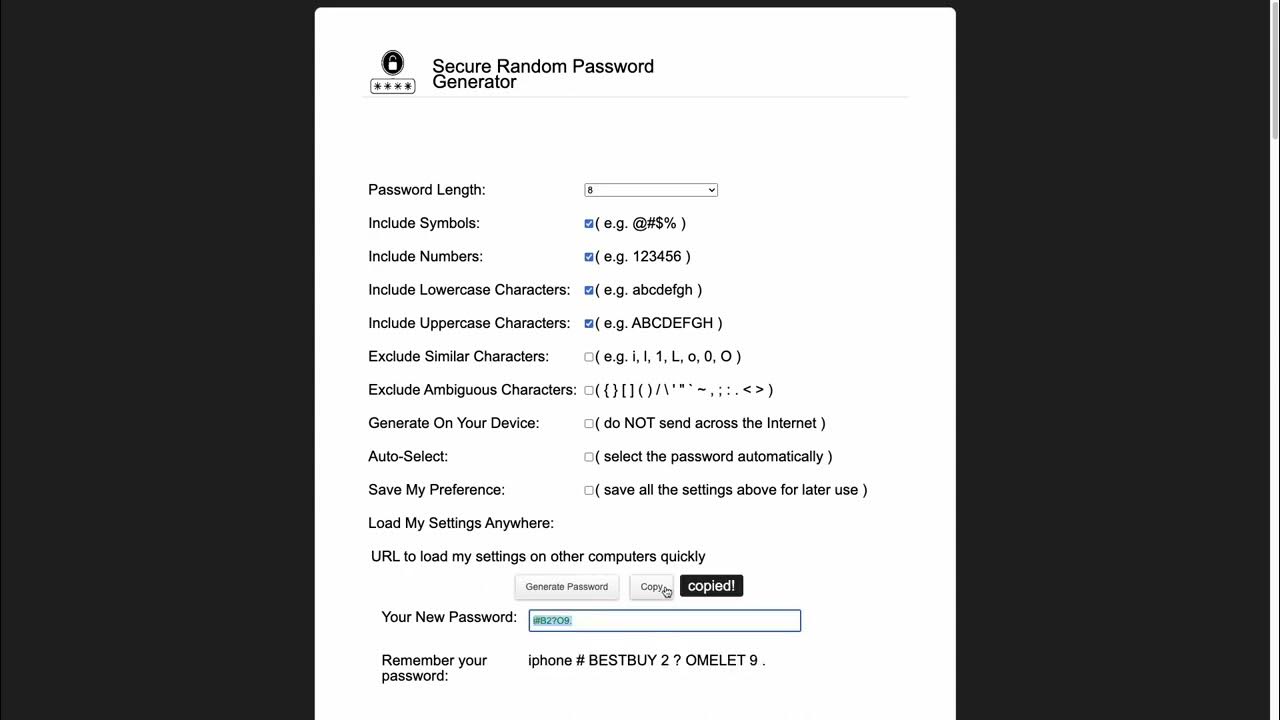 Strong Random Password Generator - https://passwordgenerator-v2.netlify.app - YouTube