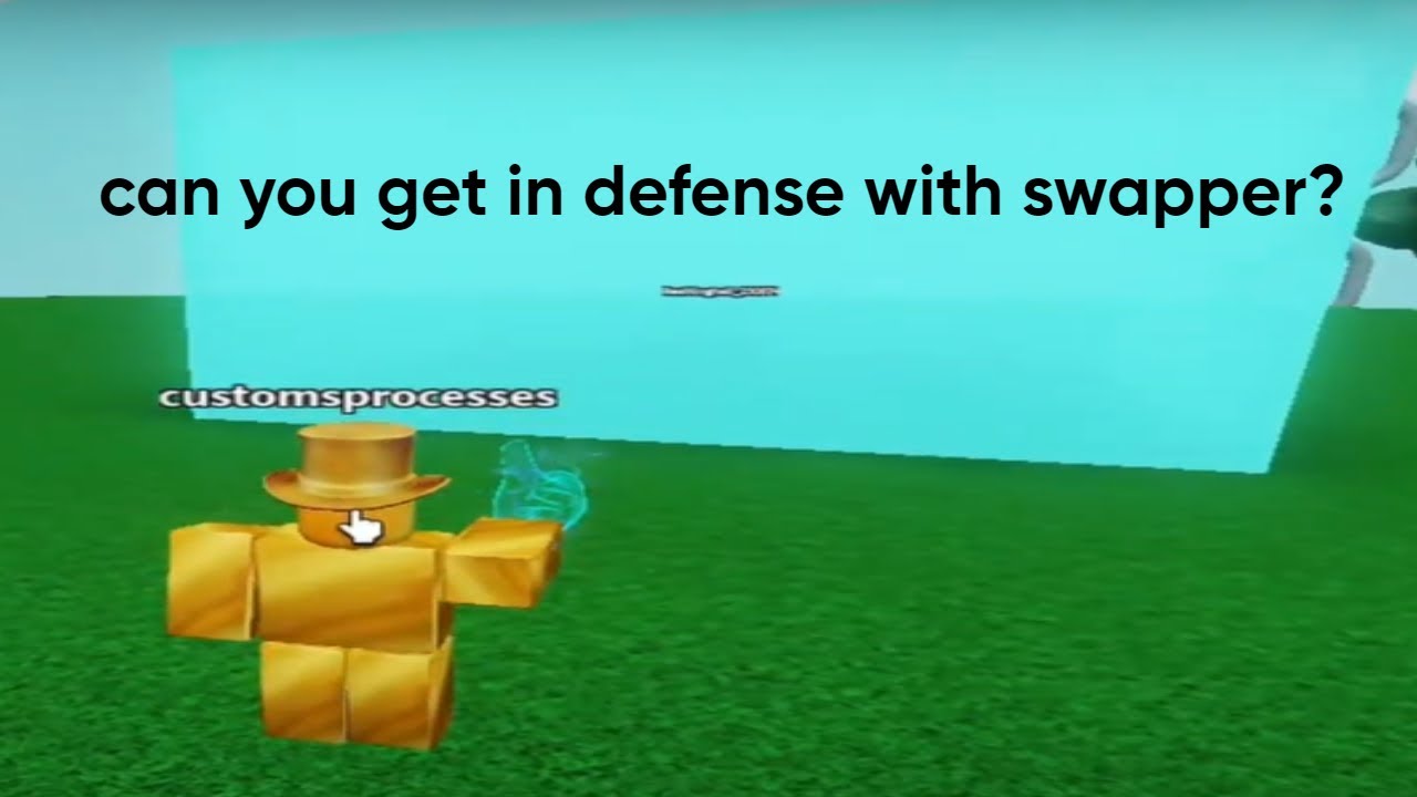 can you get in defense with swapper?|slap battles - YouTube