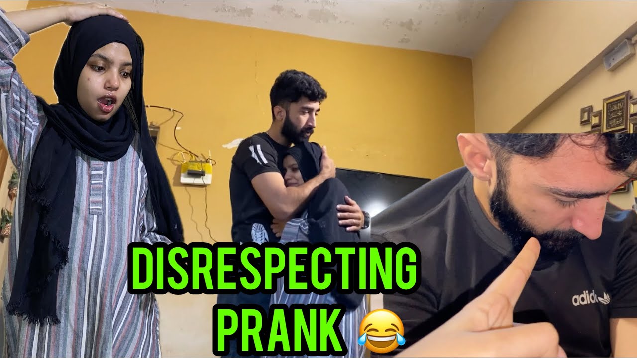 DISRESPECTING PRANK ON HIM..!😱 mujhy AHAD k sath nhe rehna..! AHAD RO gya 😭 - YouTube