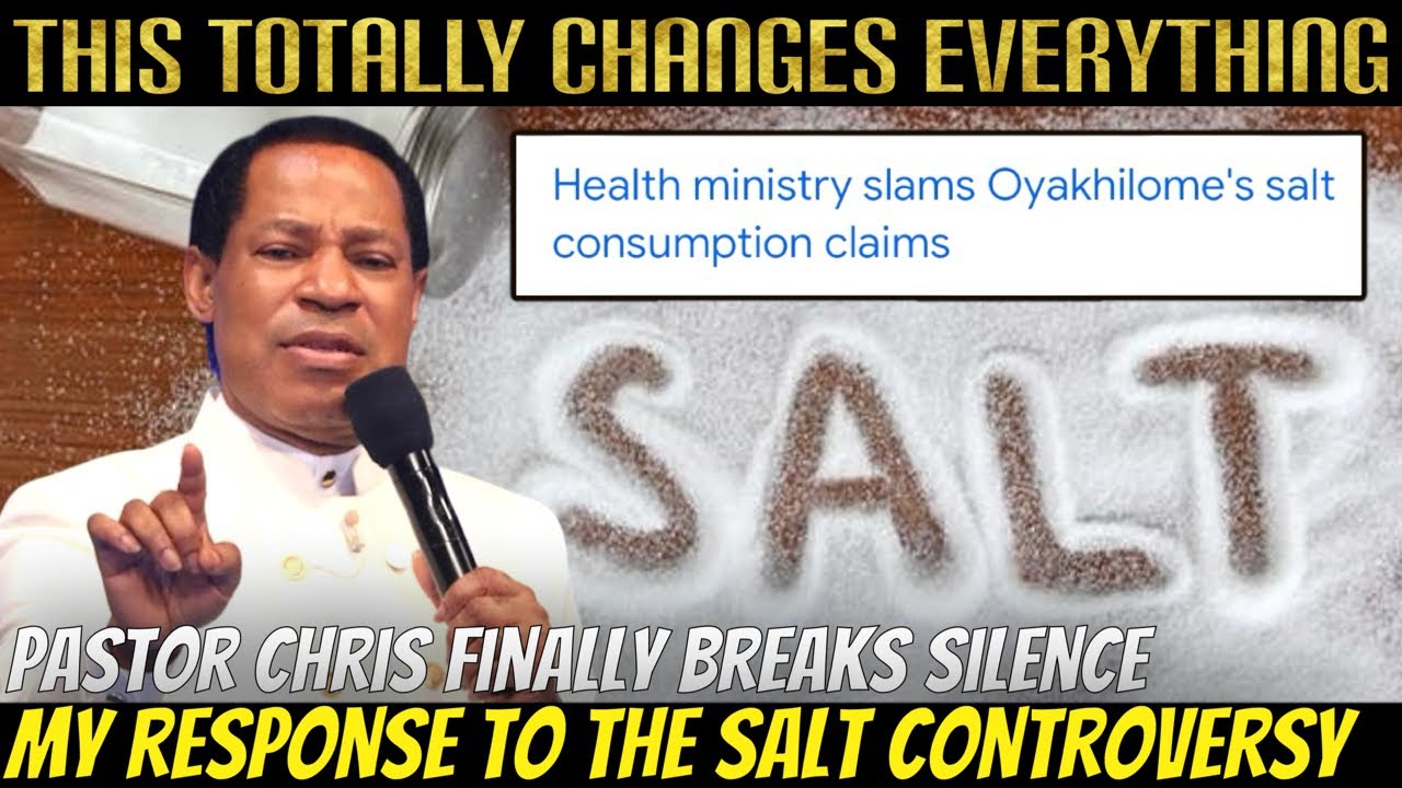 Breaking‼️Pastor Chris Finally Clears The Air On ‘Salt’ Controversy # ...