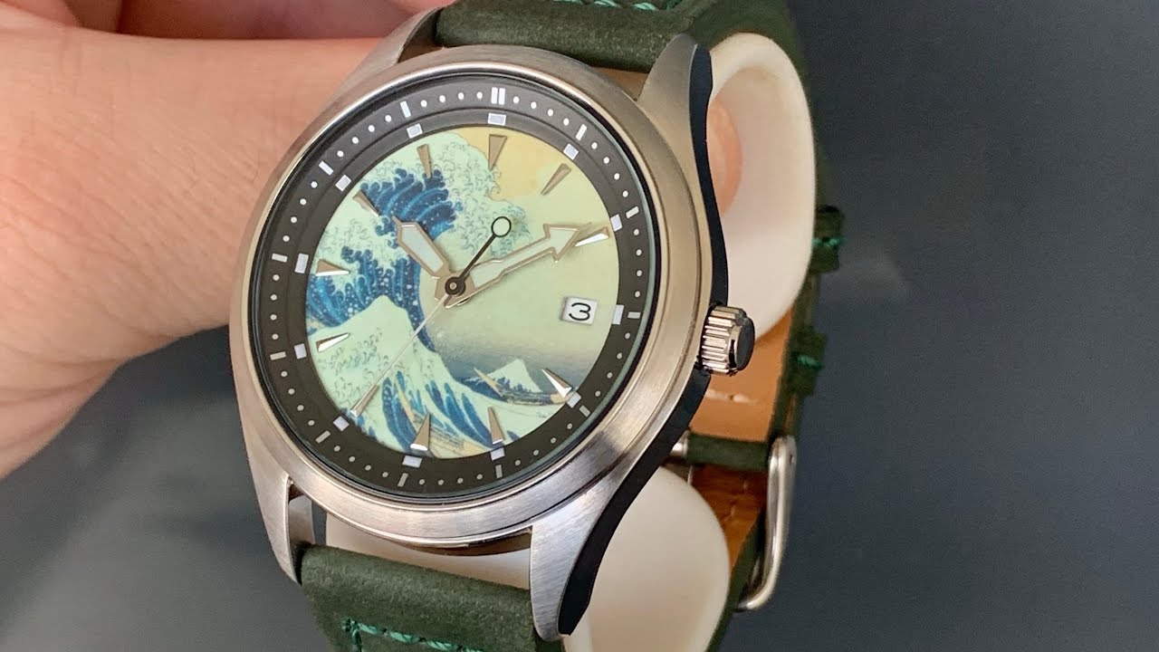 The Great Wave! [Lumed Dial Seiko Mod] @SeikoModsDubai - YouTube