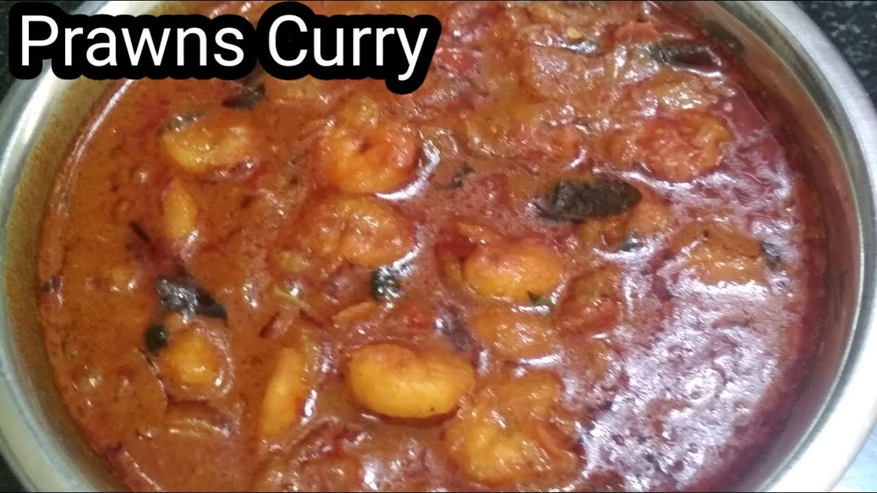 Andhra style Prawns Currry / Royyala curry / Prawns Curry /Andhra ...