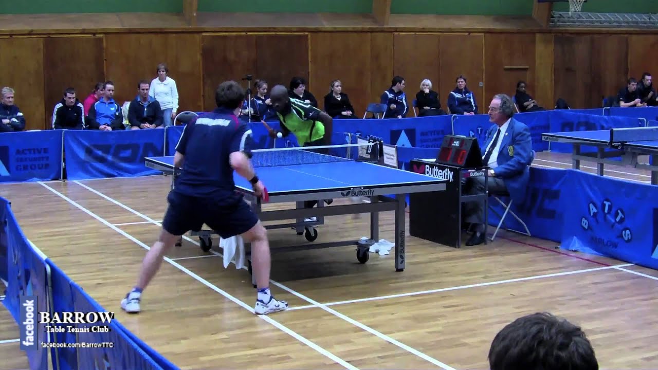 Paul Drinkhall vs. Gareth Herbert (British League Table Tennis 2010 ...
