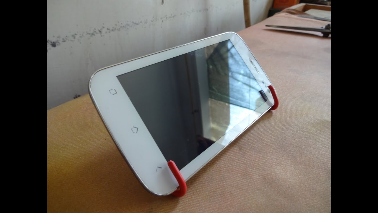 How to make mobile stand (easier & simple) - YouTube