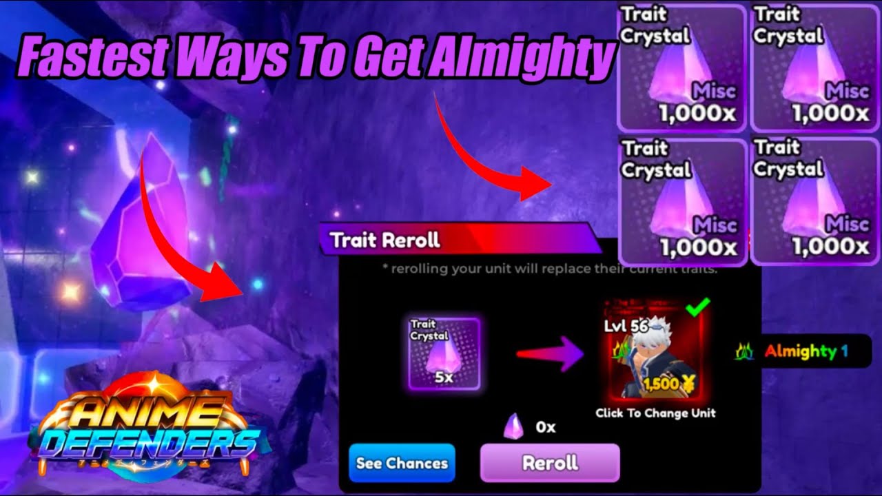 [UPDATE 2] BEST WAYS TO GET ALMIGHTY IN ANIME DEFENDERS | MUST WATCH ...