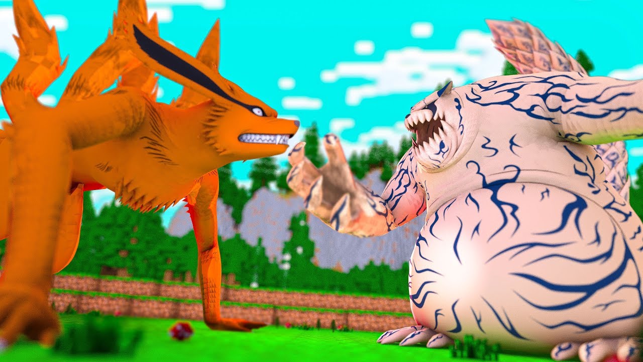 Minecraft : Kurama #1 - KURAMA E SHUKAKU VÃO SALVAR O MUNDO ? - YouTube