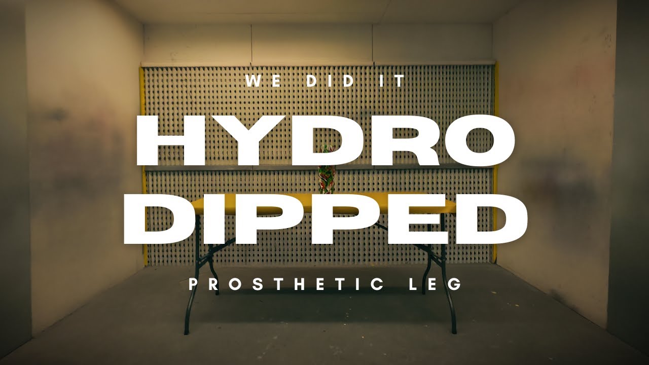 Turning a Prosthetic Leg Into a Welsh Flag Masterpiece - YouTube