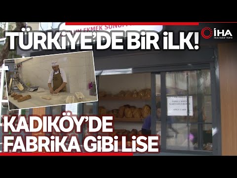 Meslek Lisesi Öğrencileri Ekmek Üretip, Restoran İşletiyor ve Kahve Satıyorlar