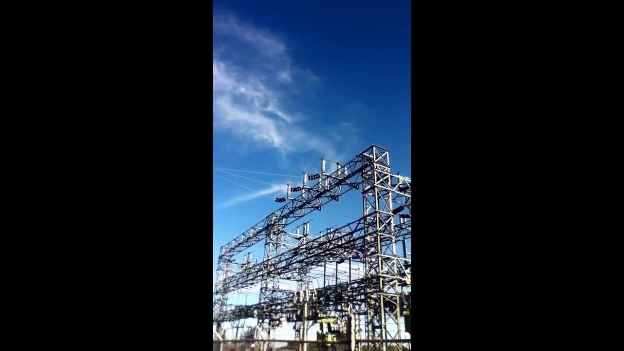 Substation arc - YouTube