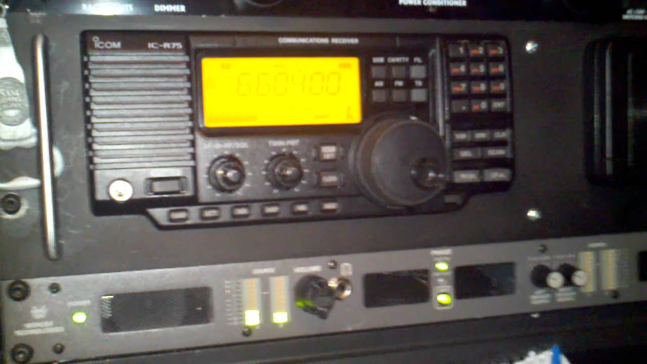 Icom R-75 - YouTube