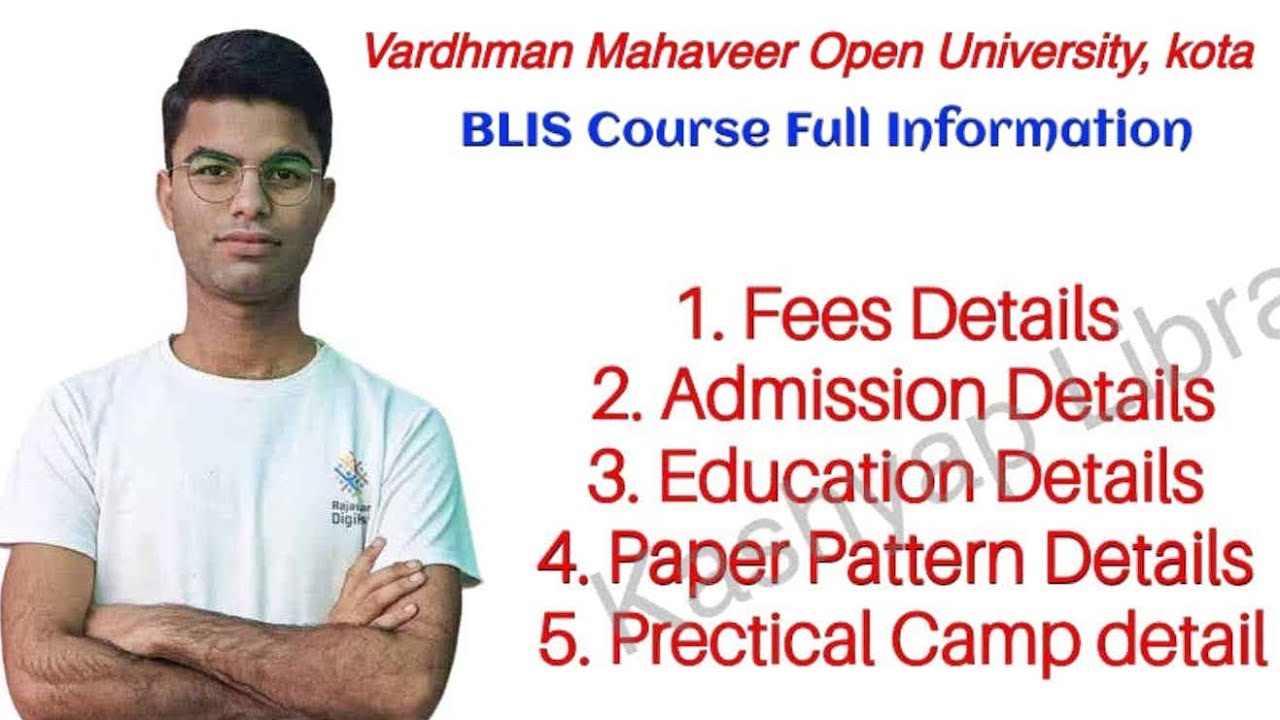 VMOu Blis (Bachelor library & information Science)Course full ...