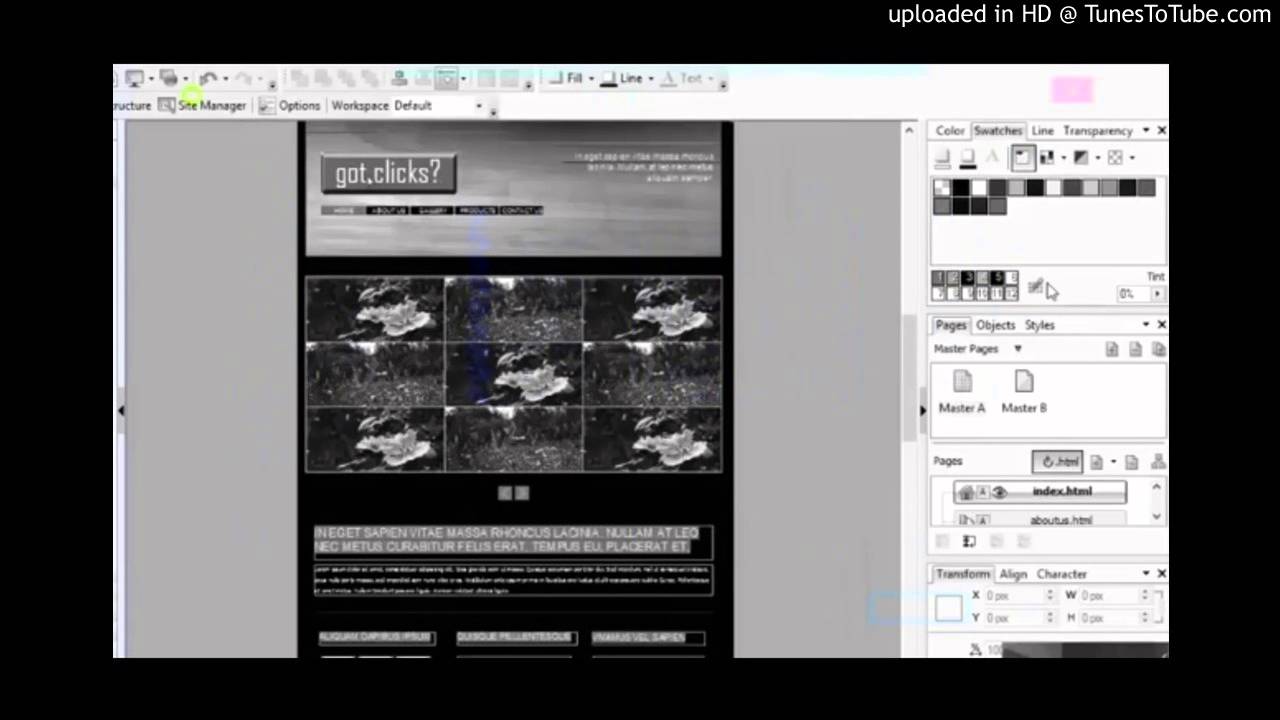 Serif WebPlus X8 Lesson 1 - Getting Started - YouTube