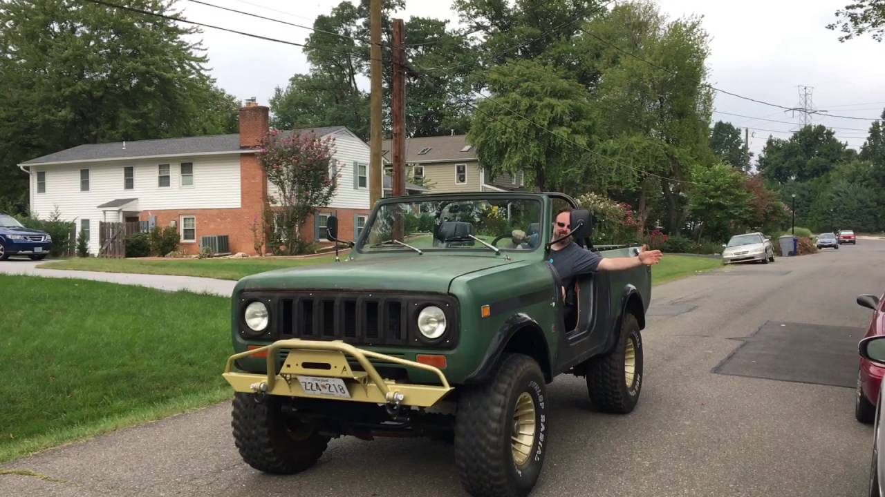 1977 Scout II, Finally on the road. - YouTube