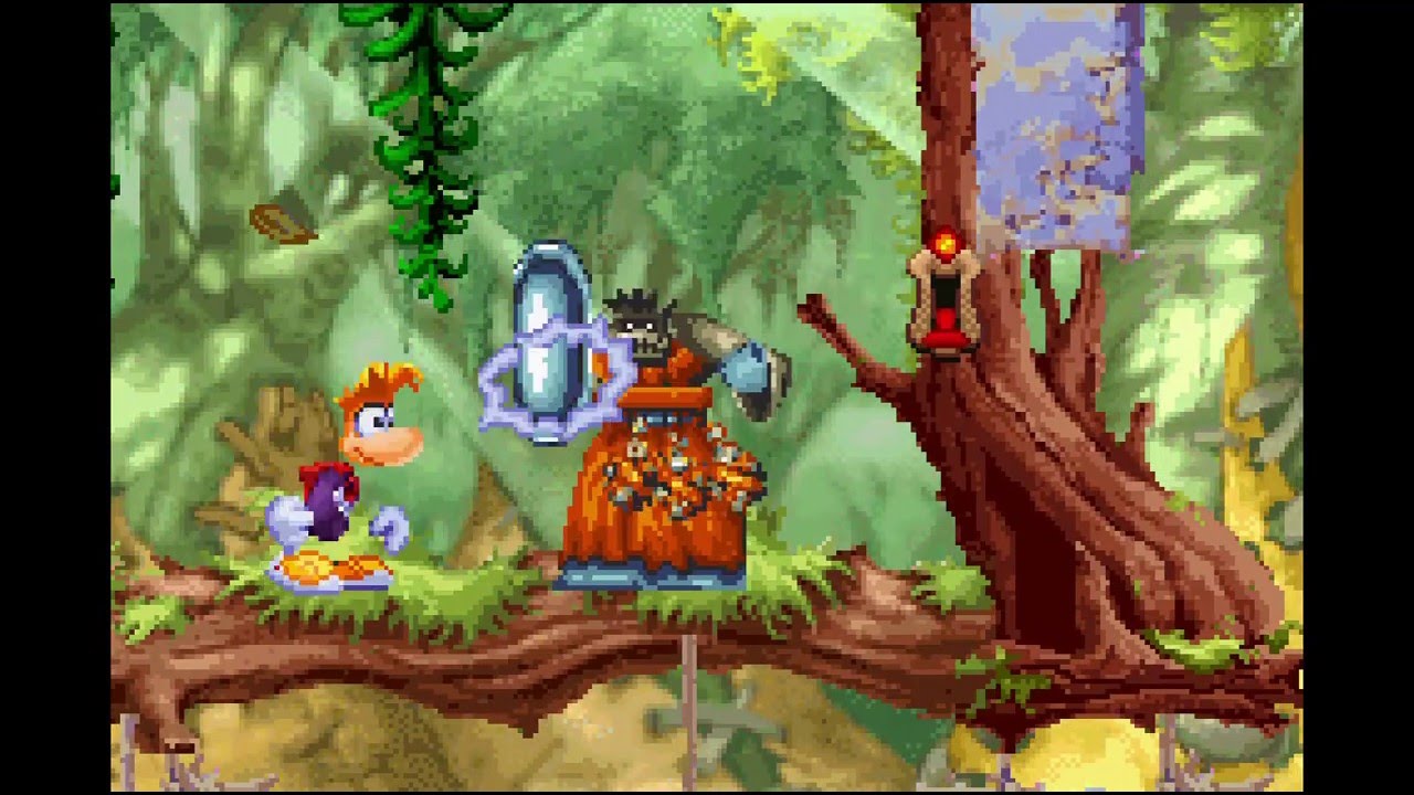Rayman 3 GBA 100% Part 5 - Hoodlum Hideout - YouTube